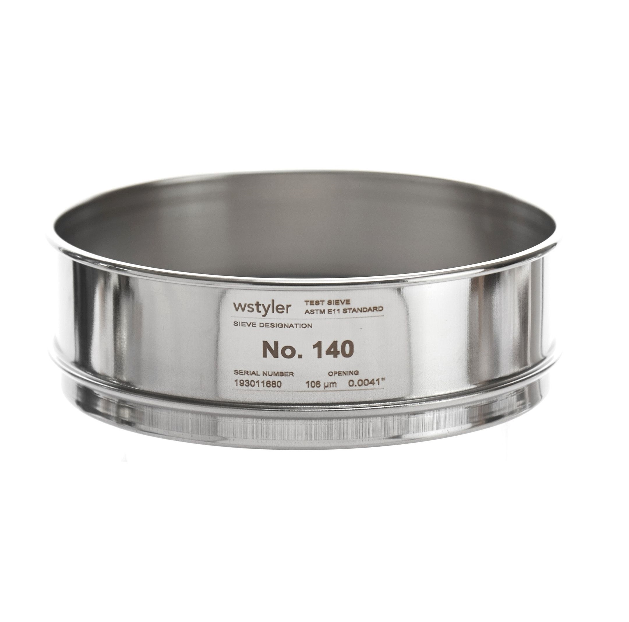 TAMIZ 8″ PULGADAS FH MALLA 140 W S TYLER 5211